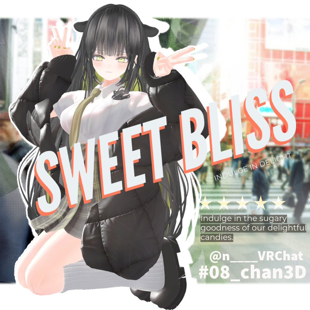 【08_chan】 VRChatオリジナル3Dモデル #08_chan3D - あひる本舗 - BOOTH