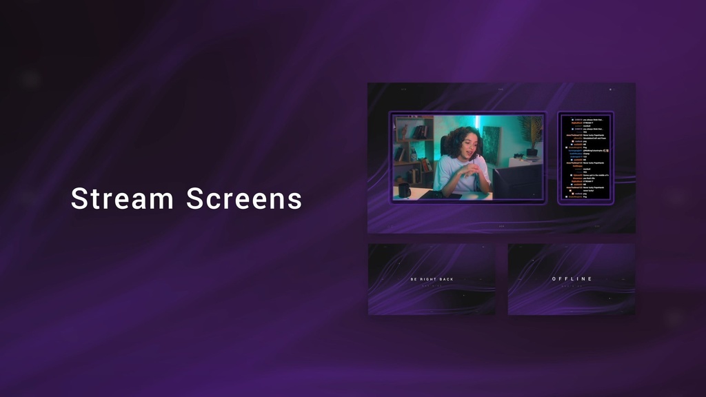 Nexus Stream Overlay Package (Twitch, Youtube, OBS, Streamlabs ...