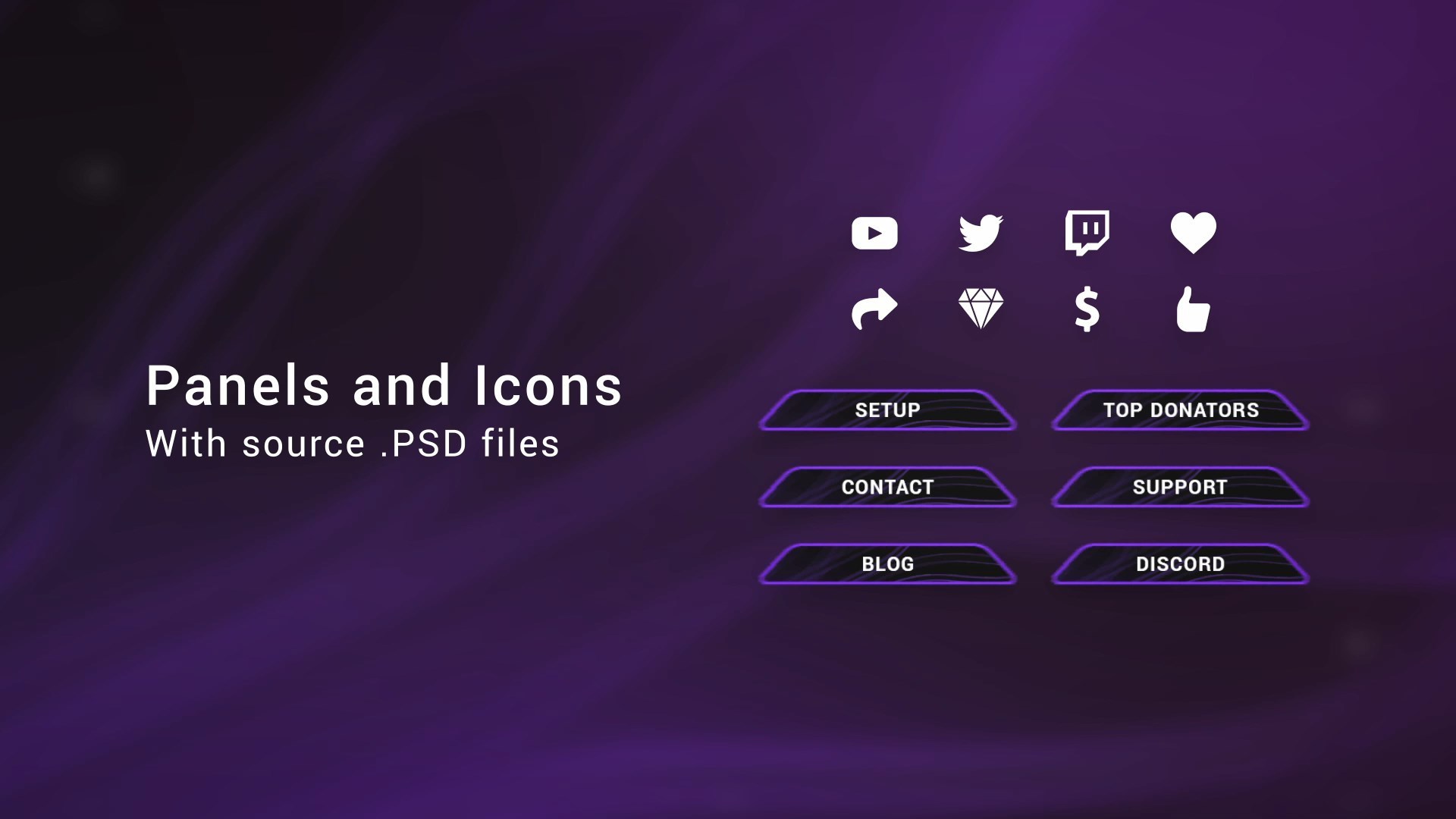 Nexus Stream Overlay Package (Twitch, Youtube, OBS, Streamlabs) - kudostv - BOOTH