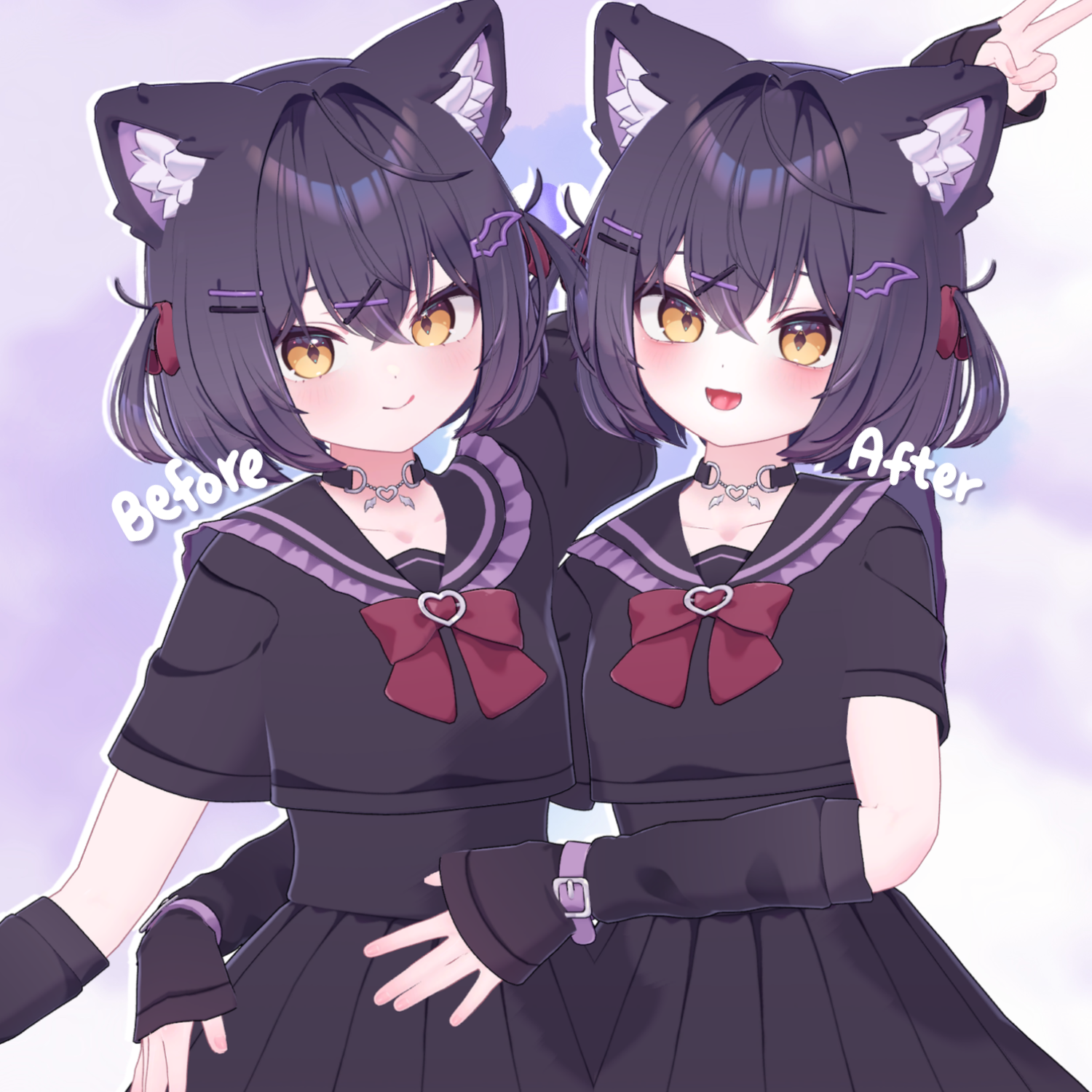 ♥ ショコラちゃん毎日メイクテクスチャ /ᐠ_ ꞈ _ᐟ\ɴʏᴀ~ ♥ / Chocolat daily make up texture ...