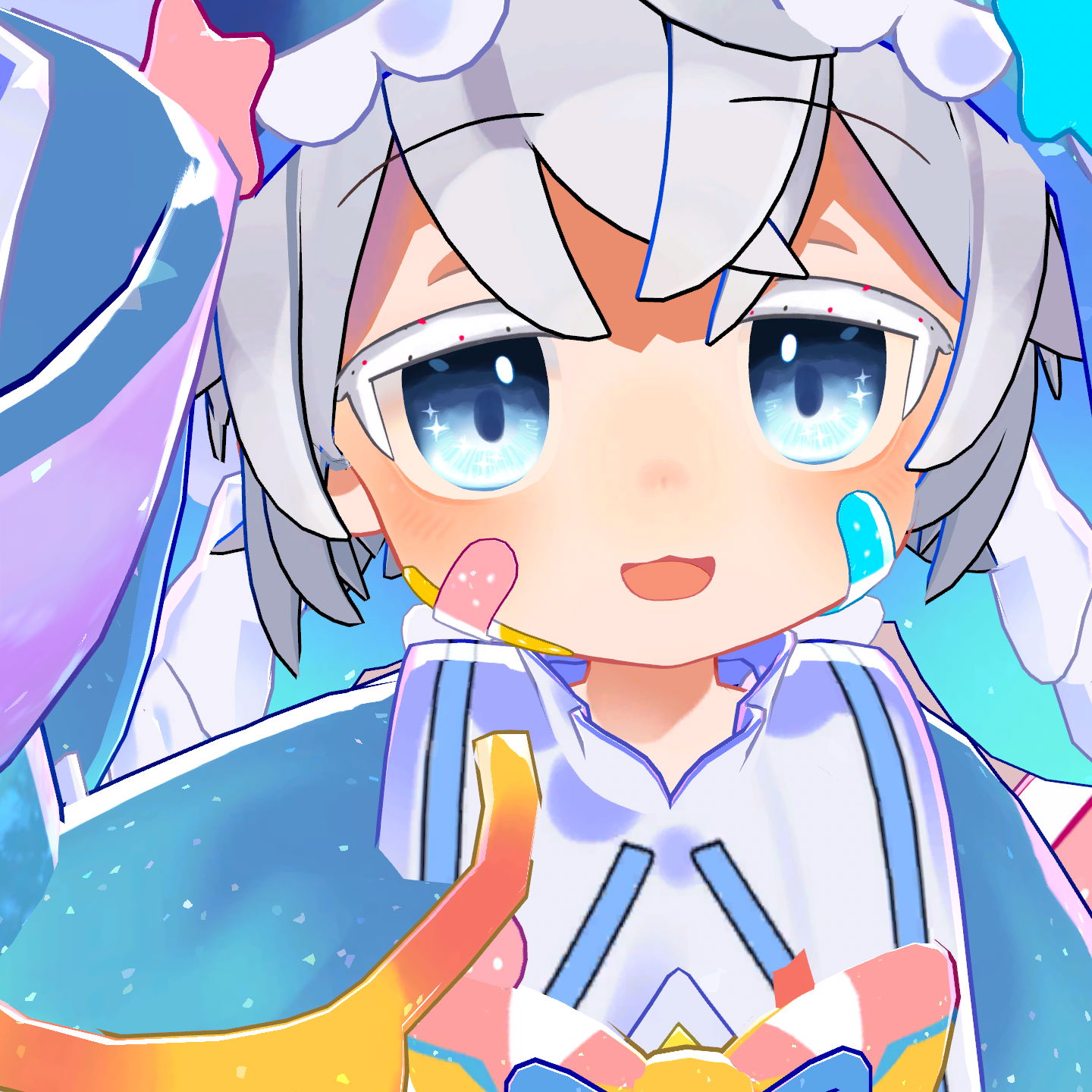 シピルカ対応 】『Starlit Azure Eyes』 アイテクスチャ / eye texture for Shipilka🐬 ...