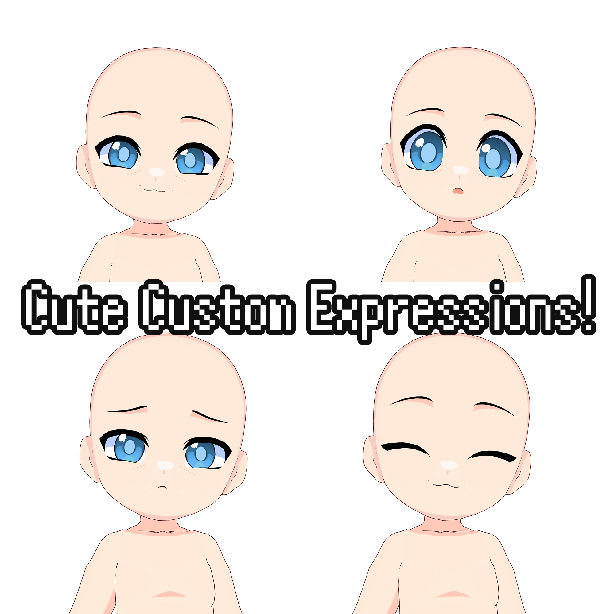 [VRoid] Oski's Anime Chibi Model Base - Oski's Store - BOOTH