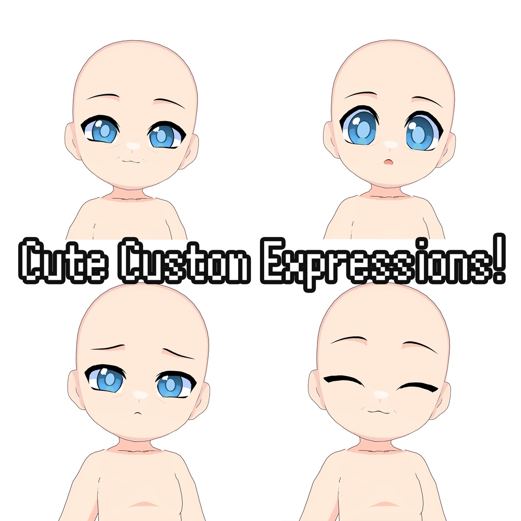 [VRoid] Oski's Anime Chibi Model Base - Oski's Store - BOOTH