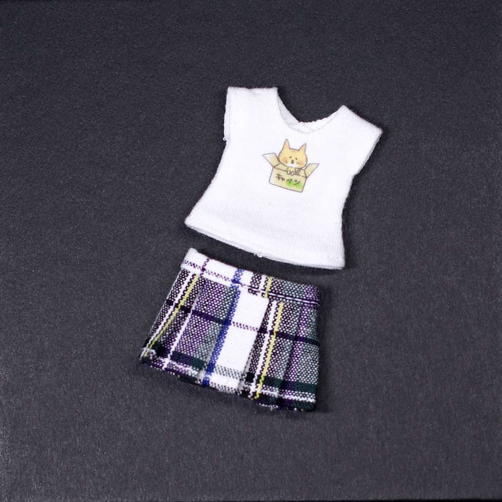 ＊プリーツスカートセットB {スカートミニ丈：Block2‐Sサイズ} - D:OUT - BOOTH