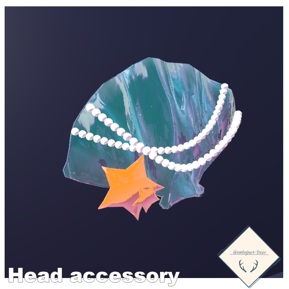 [VRChat] 人魚の尻尾 ※6アバター対応※【3Dモデル】 - Hemlighet-Deer - BOOTH