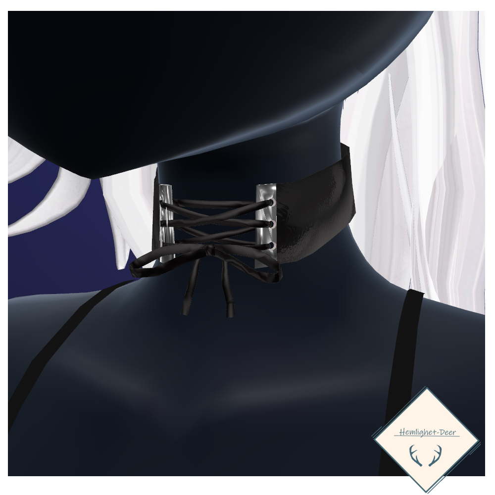 [VRChat] Choker (4アバタ対応)【3Dモデル】 - Hemlighet-Deer - BOOTH