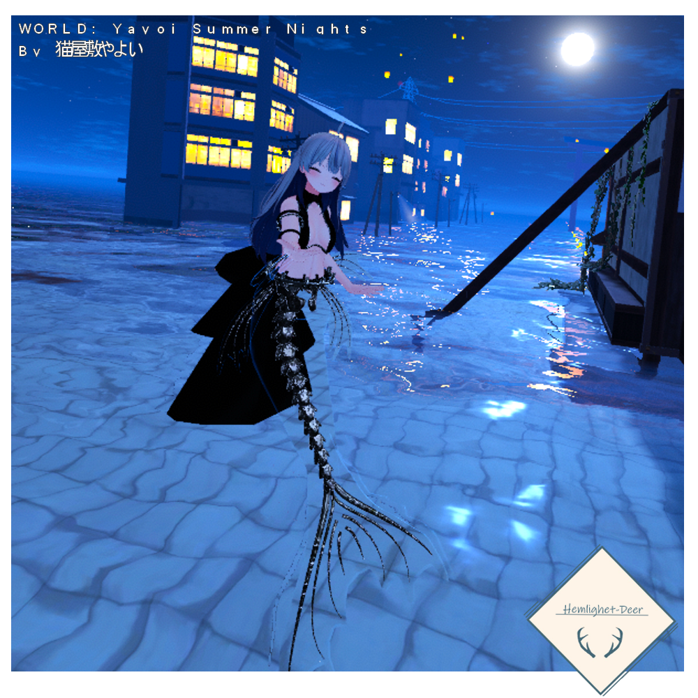 [VRChat] 骨尻尾の人魚/Scull mermaid(3Avatart対応/MA可)【3Dモデル】 - Hemlighet-Deer ...