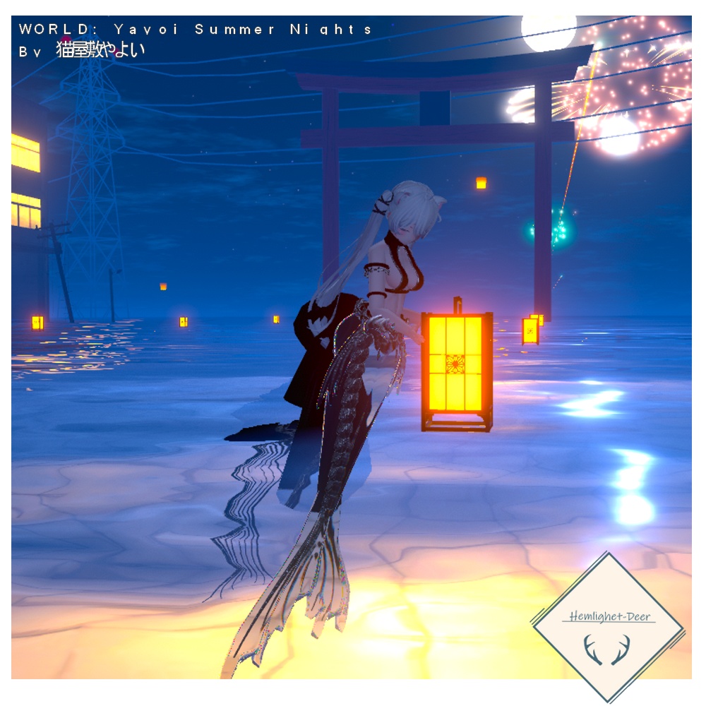 [VRChat] 骨尻尾の人魚/Scull mermaid(3Avatart対応/MA可)【3Dモデル】 - Hemlighet-Deer ...