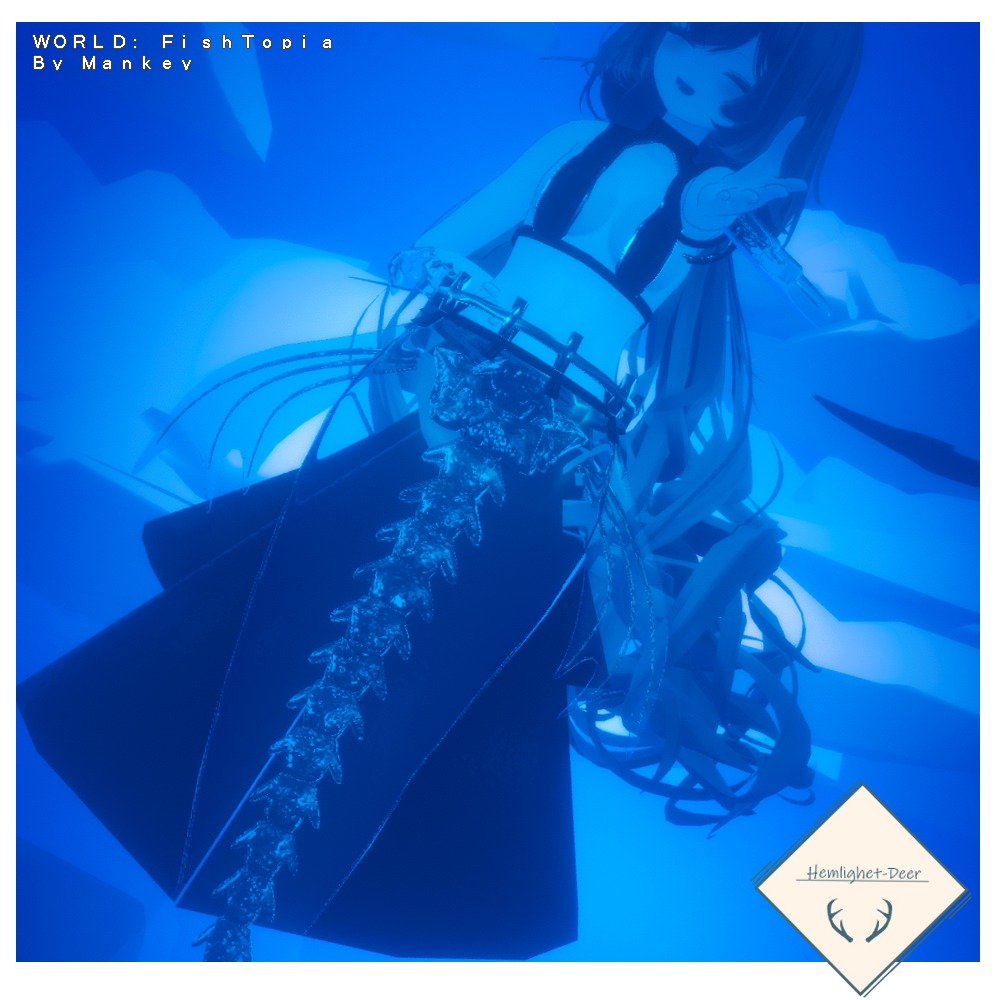 [VRChat] 骨尻尾の人魚/Scull mermaid(3Avatart対応/MA可)【3Dモデル】 - Hemlighet-Deer ...