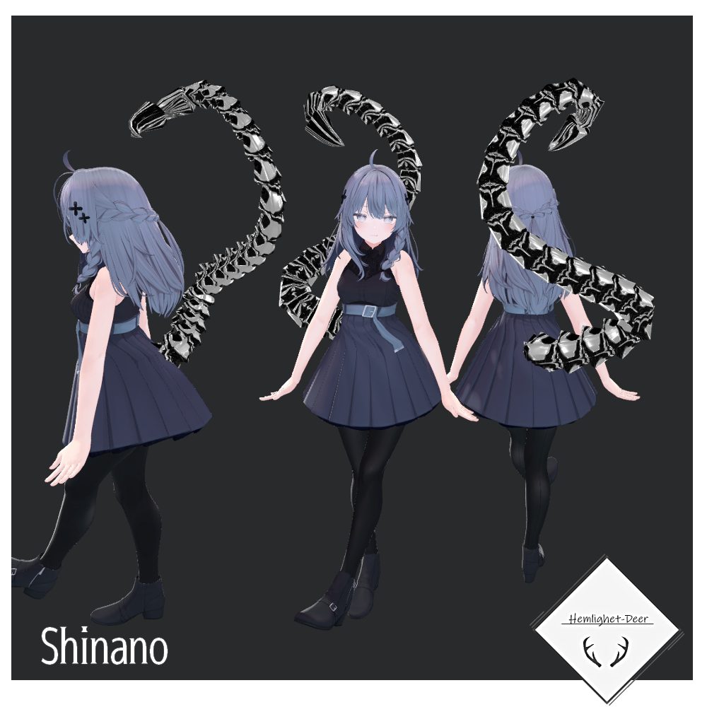 [VRChat] Scorpion Tail (対応: 5アバター)【3Dモデル】 - Hemlighet-Deer - BOOTH