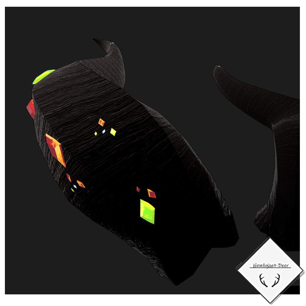 [VRChat] Horn Smycken/ ツノ (対応: 5アバター)【3Dモデル】 - Hemlighet-Deer - BOOTH