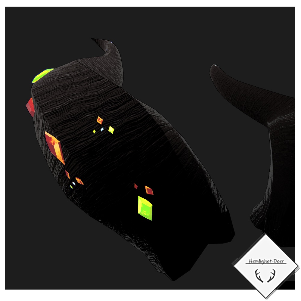 [VRChat] Horn Smycken/ ツノ (対応: 5アバター)【3Dモデル】 - Hemlighet-Deer - BOOTH