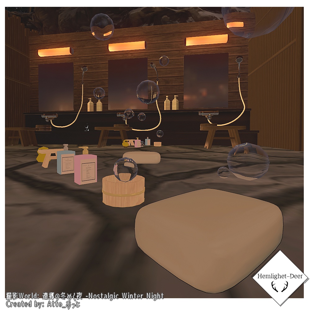 [VRChat] おともだち(2種)_ヘイロー/後ろをついてくる系おともだち【3Dモデル】 - Hemlighet-Deer - BOOTH