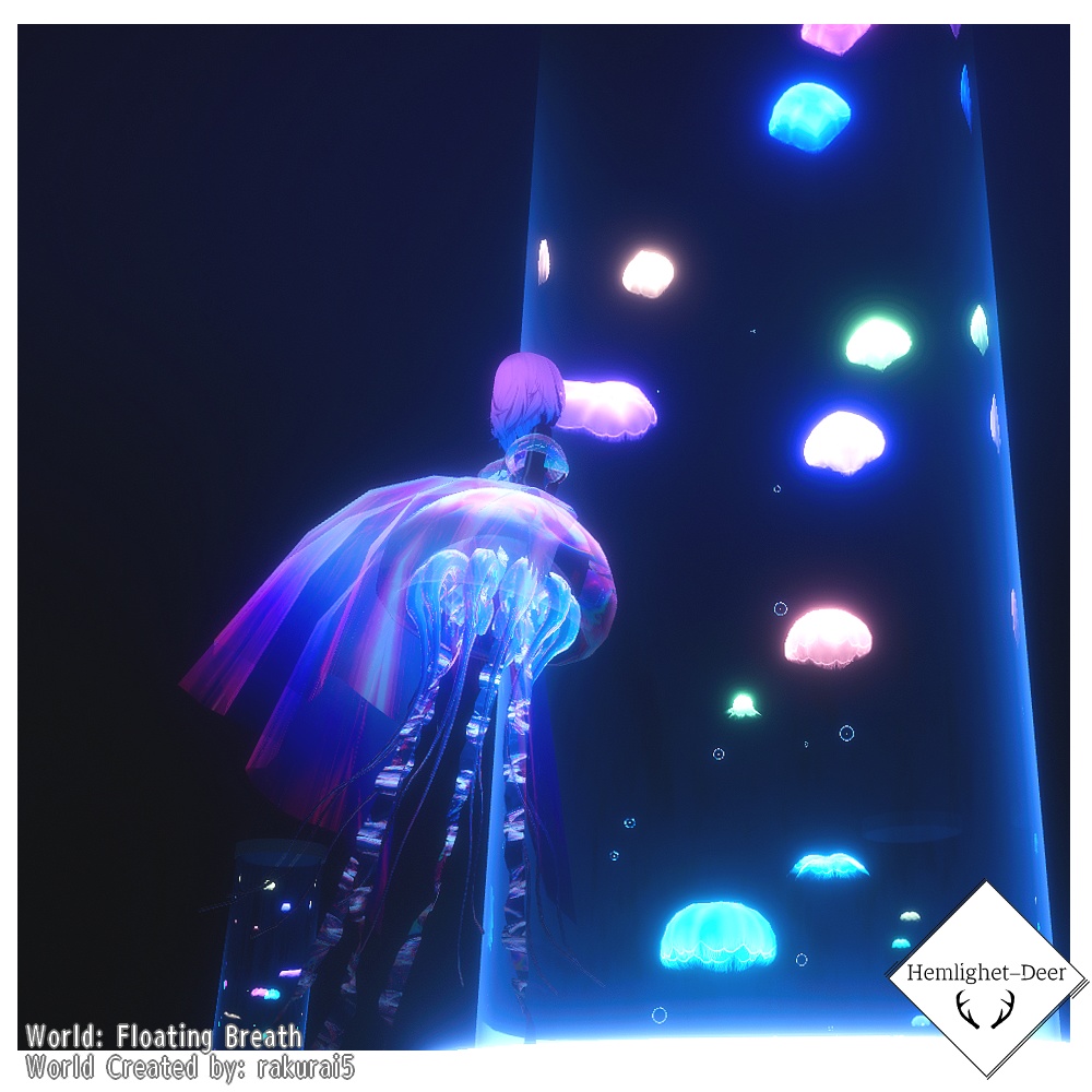 [VRChat] 海月 (アバター:3対応) 【3Dモデル】 - Hemlighet-Deer - BOOTH