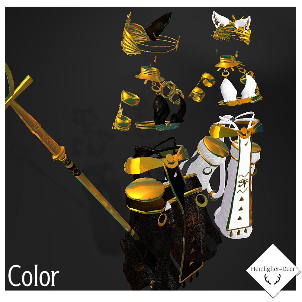 [VRChat] Bastet【3Dモデル】 - Hemlighet-Deer - BOOTH