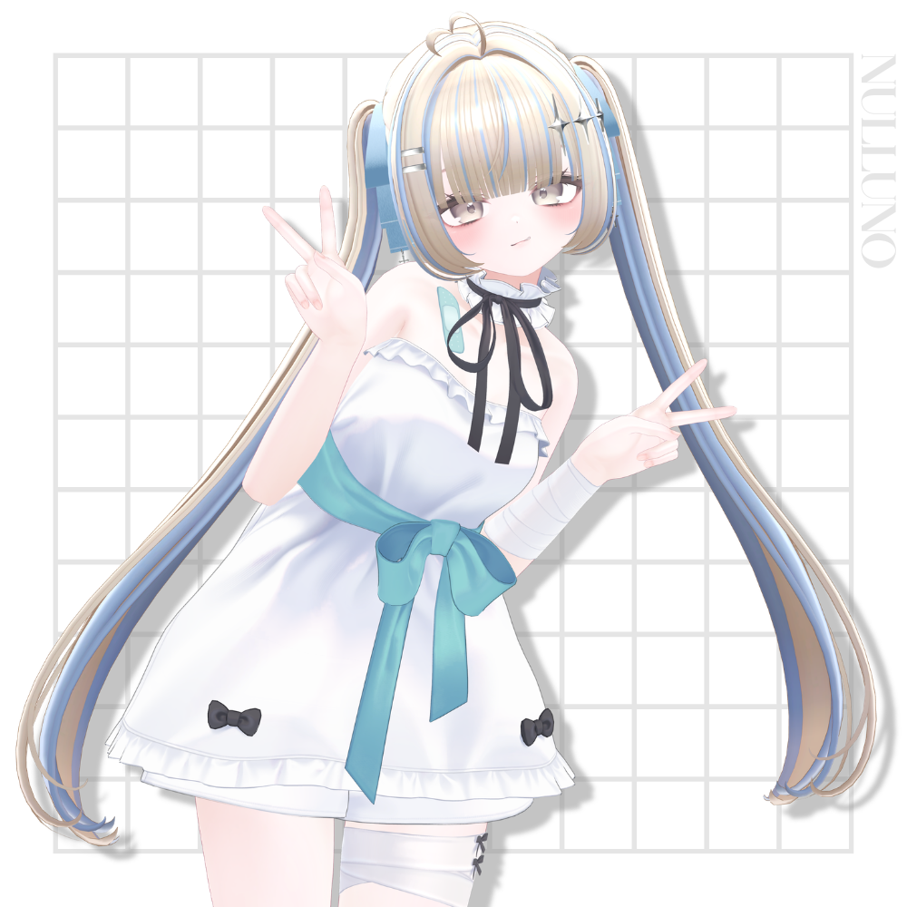 【14 Avatar】˙⋆ Glow veil twin ⋆˙ - Nulluno - BOOTH