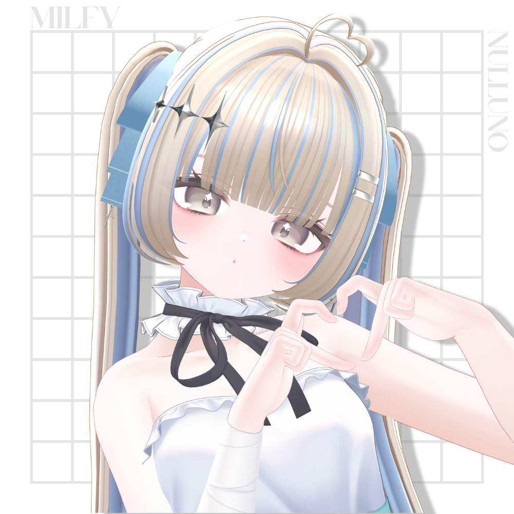 【14 Avatar】˙⋆ Glow veil twin ⋆˙ - Nulluno - BOOTH
