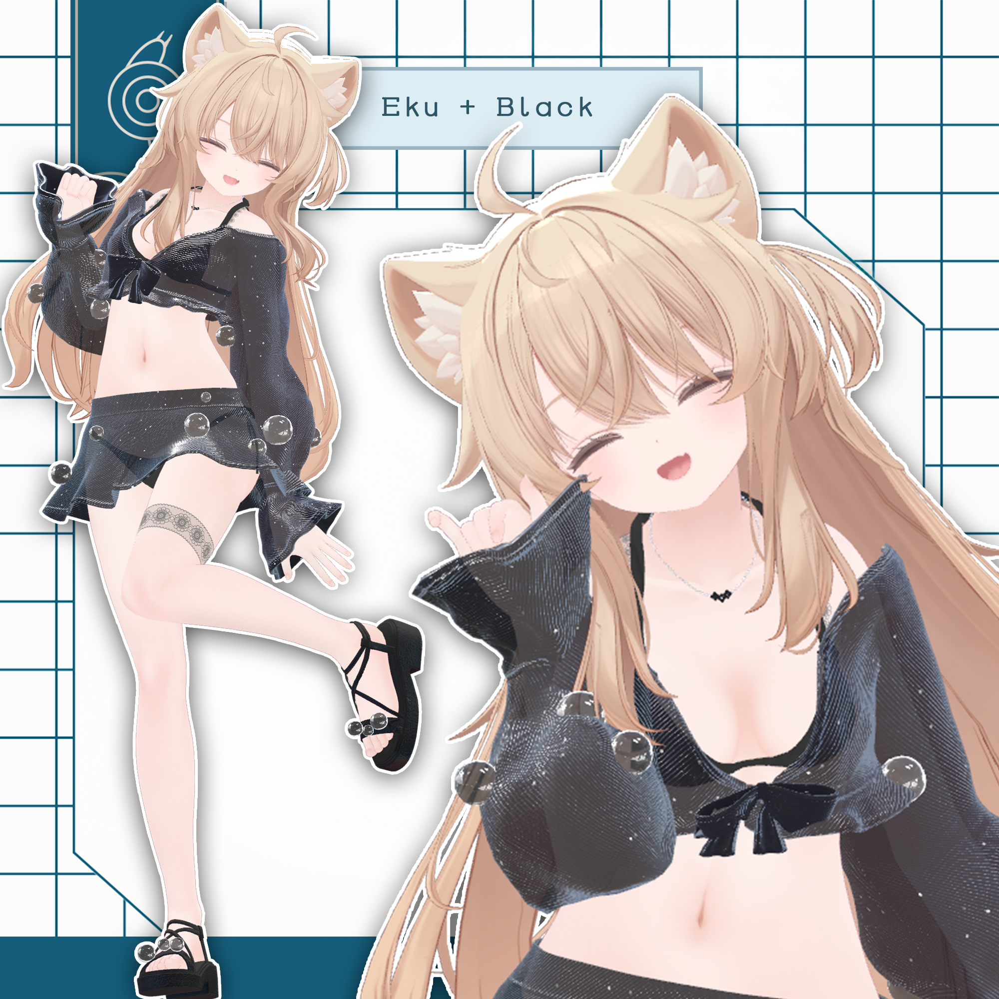 【13アバター対応衣装】シャボン玉が揺れる！《すいさい / Suisai》 - つゆのひ #Tsuyunohi - BOOTH