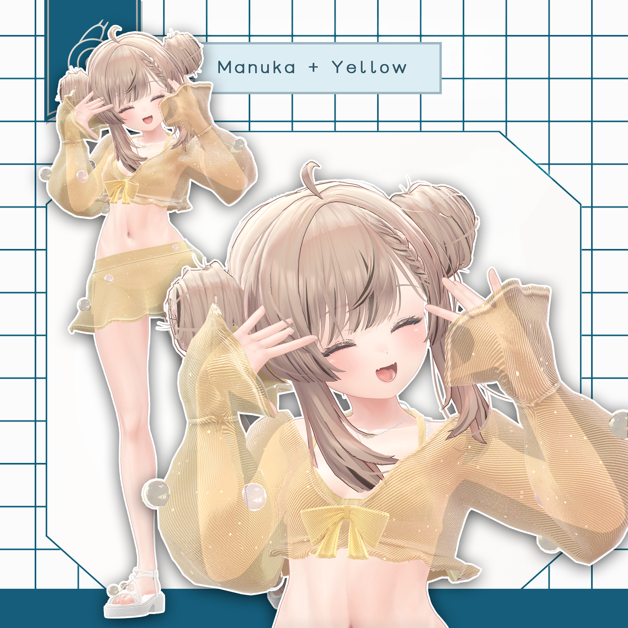 【13アバター対応衣装】シャボン玉が揺れる！《すいさい / Suisai》 - つゆのひ #Tsuyunohi - BOOTH