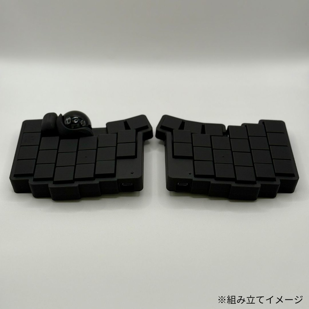 【完成品】roBa 無線化Keyball39 - FADOTECH - BOOTH