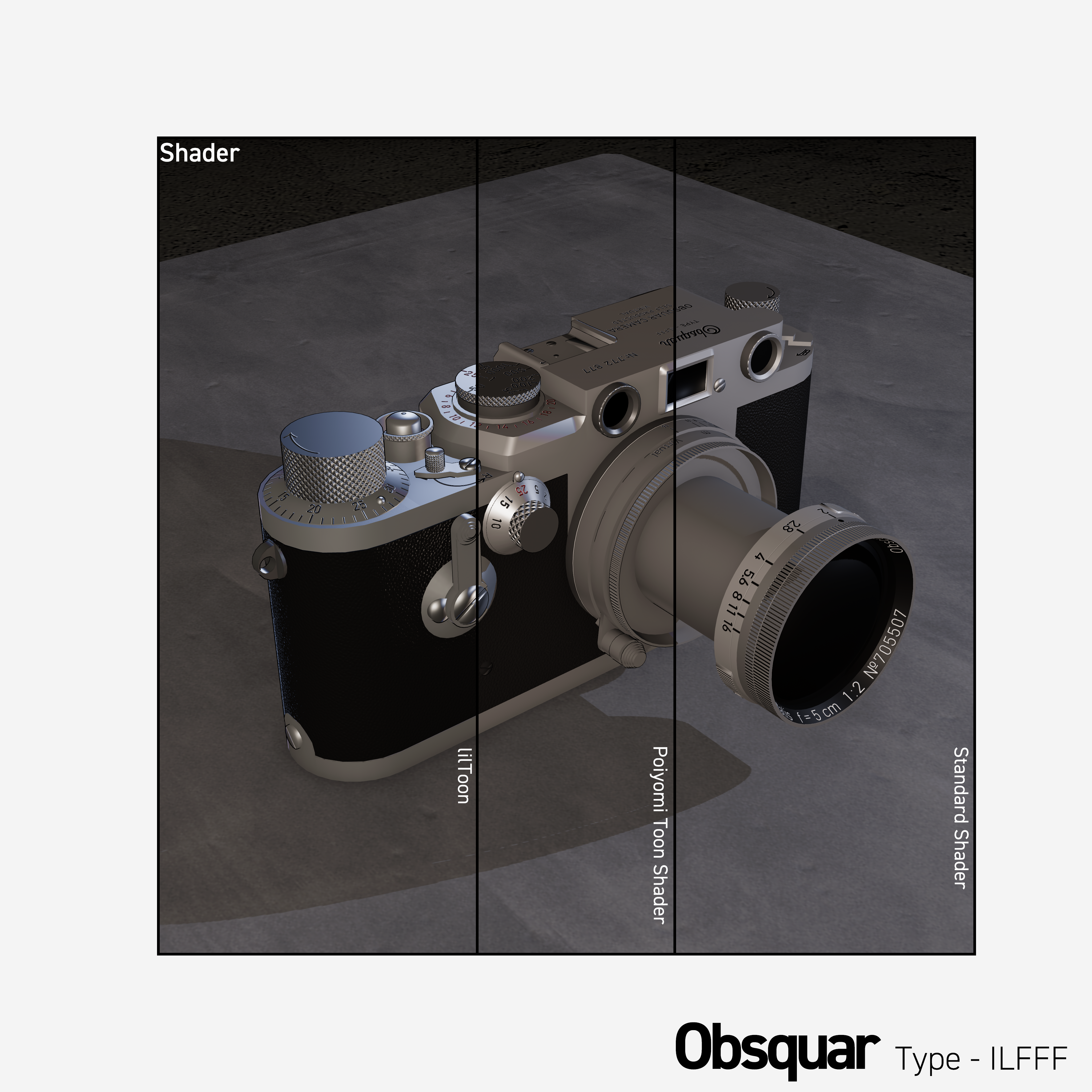 【3Dモデル】Obsquar Type-ILFFF【VirtualLens2対応】 - Obsquar - BOOTH