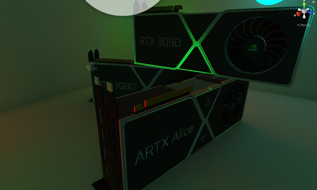 [unity/FBX/VRchat] RTX 3080/RTX3090/DIY V5.0 - 愛麗絲的小屋 - BOOTH