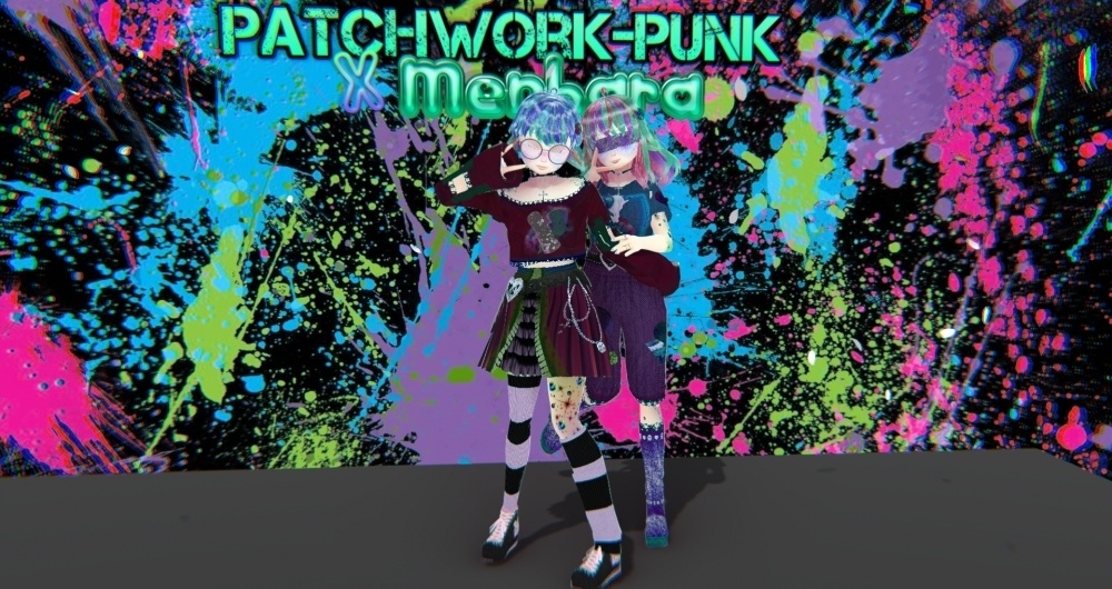 Patchwork-Punk Menhara [Alternative Clothing Sets] - CyberLyri - BOOTH