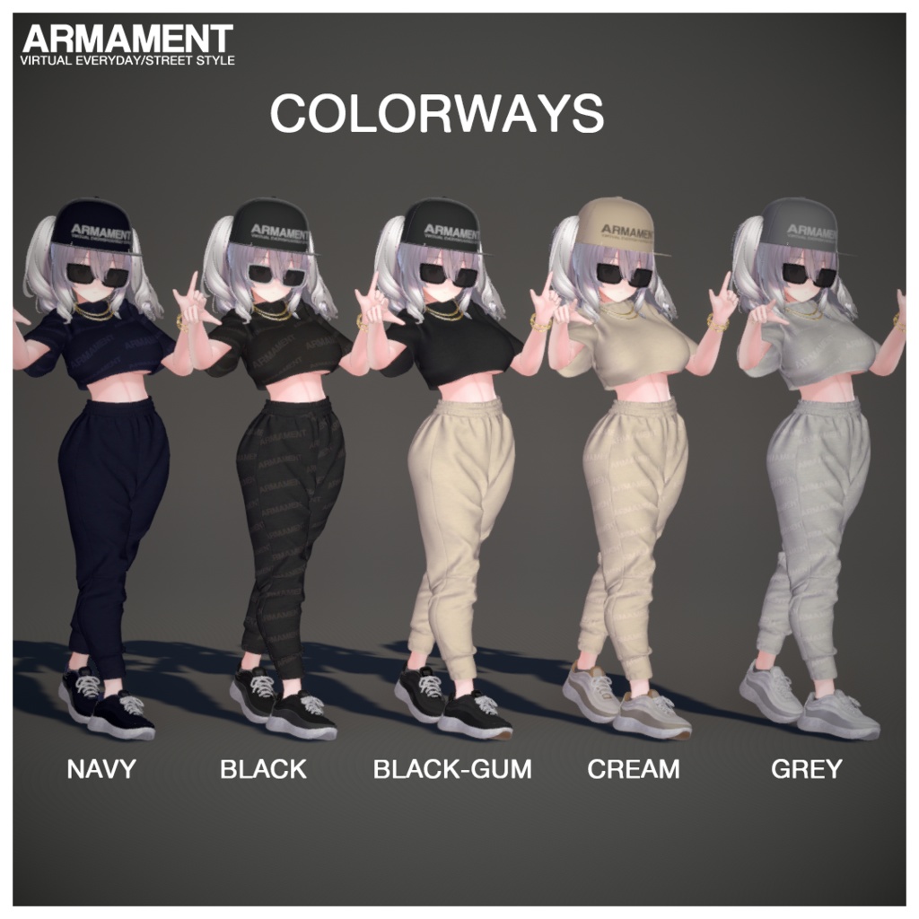 [5アバター対応] Sunset Streets 1.01b - ARMAMENT VR clothing co. - BOOTH