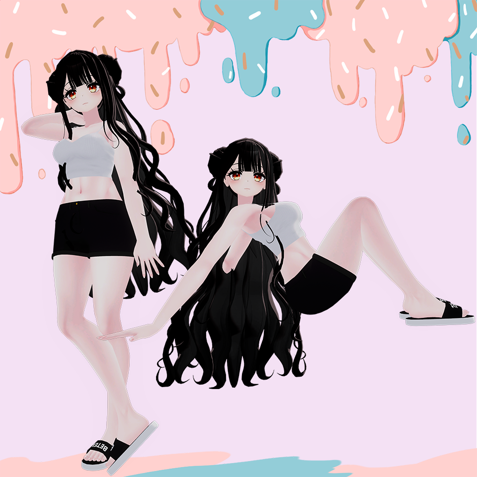 8 Pose animations [ Idle + Sit ] - SOShop - BOOTH