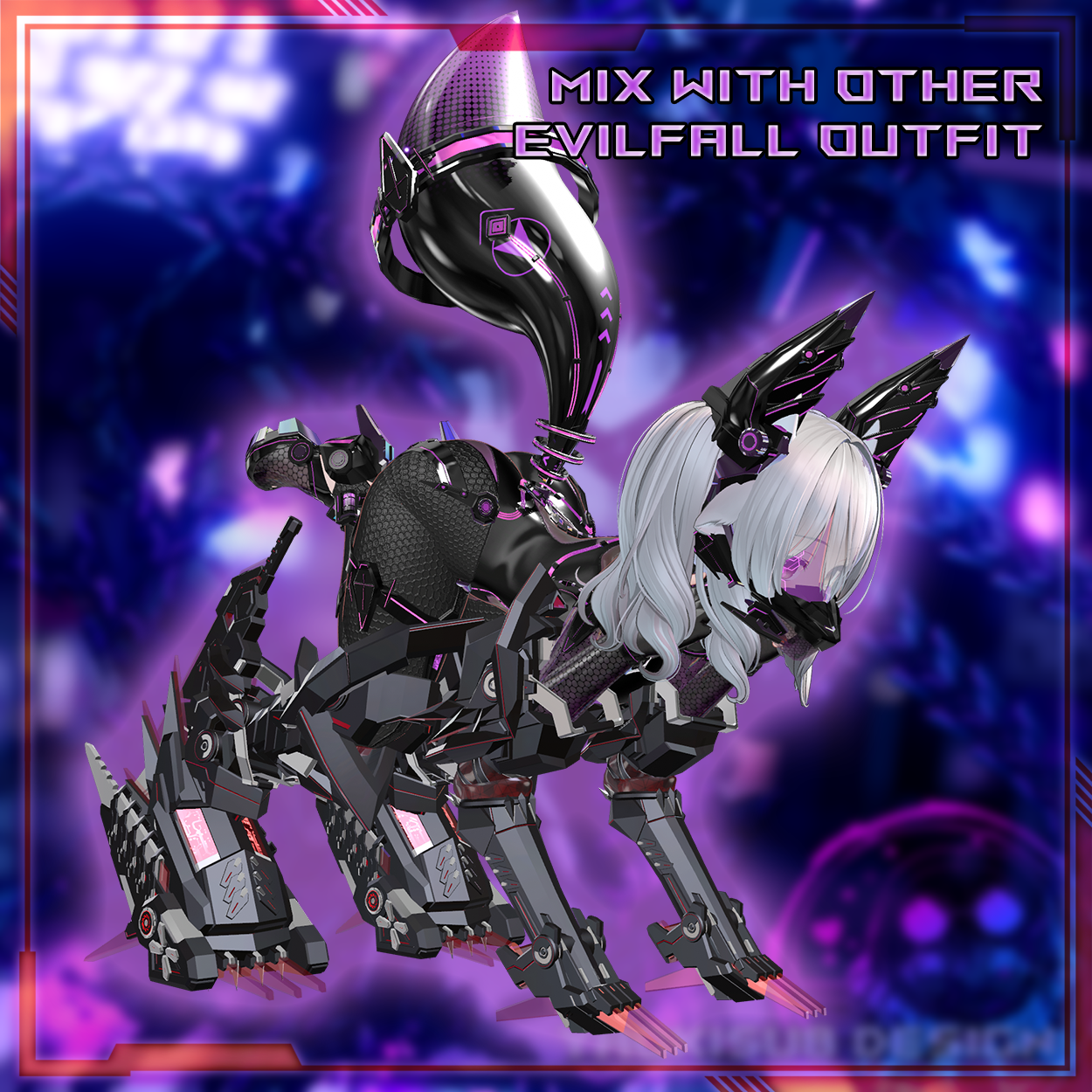 【複数アバター対応】EvilFall Dragon Set 恶堕战斗员_龙 v1.01 - yaokisub - BOOTH