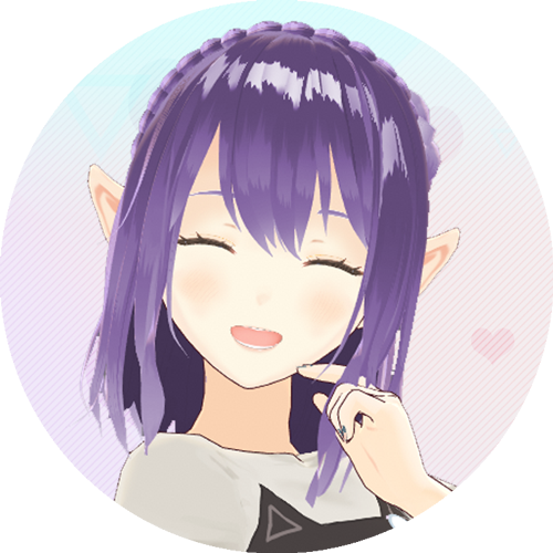 Free Vroid Purple Heart Outfitを使用したモデル Vroid Hub
